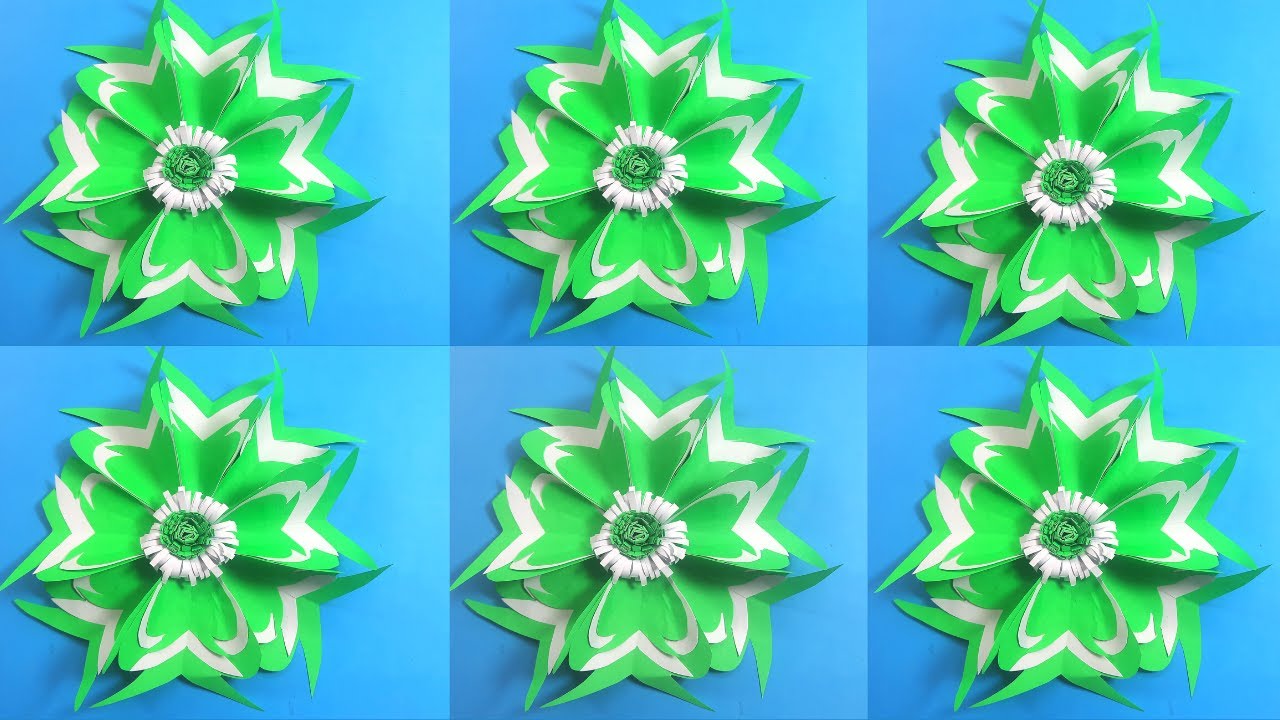 Beautiful Flower Easy Step Making I DIY Home Decor I School Hacks I ...