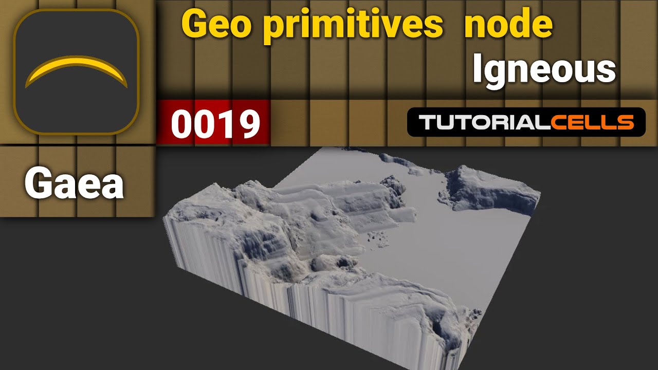 0019. geo primitives node ( igneous node ) in Gaea - YouTube