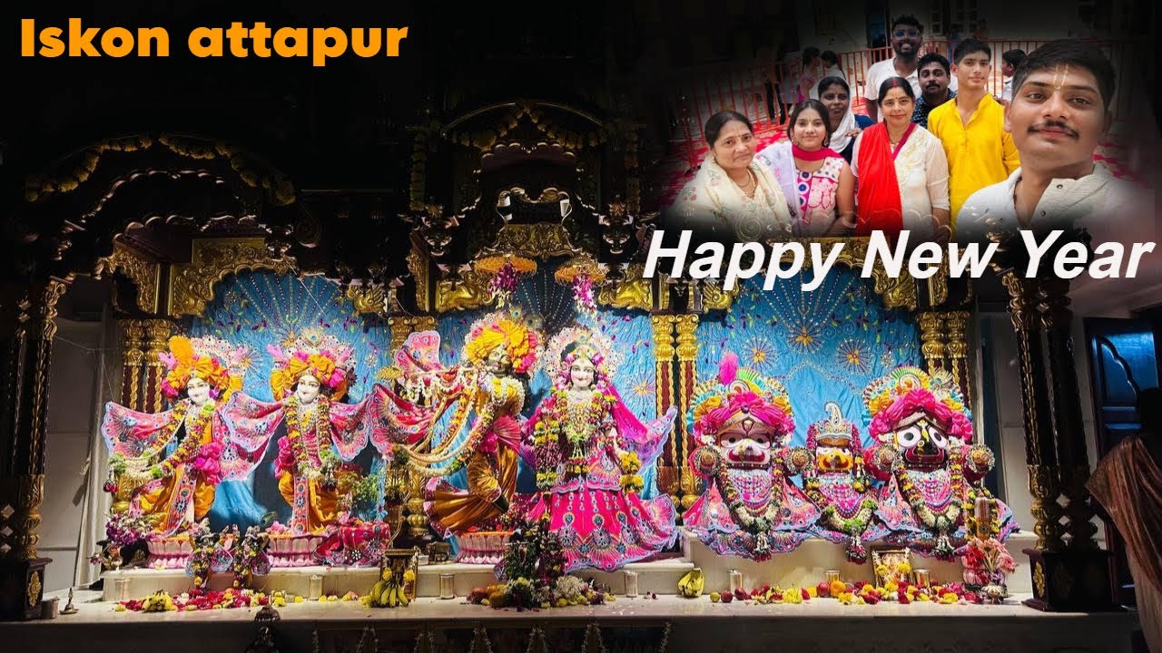 Welcoming 2025 at ISKCON: A Day Out with Family! || happy new year ...
