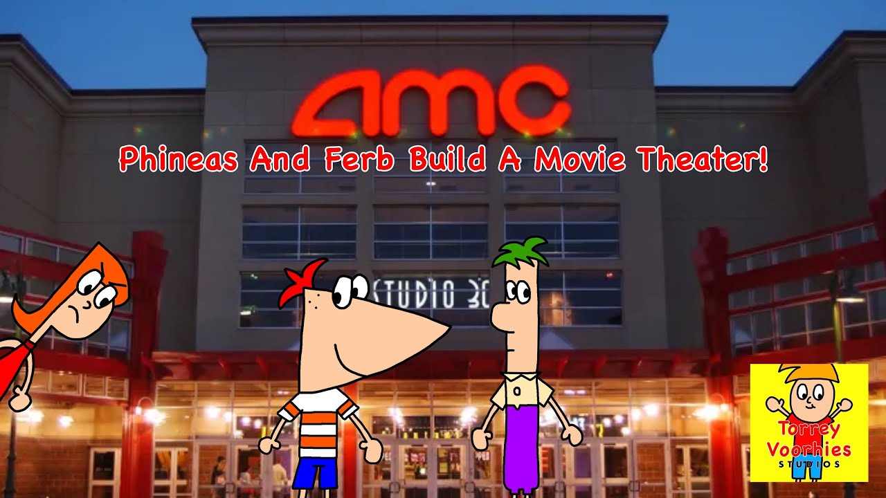 Phineas & Ferb Build A Movie Theater! - YouTube