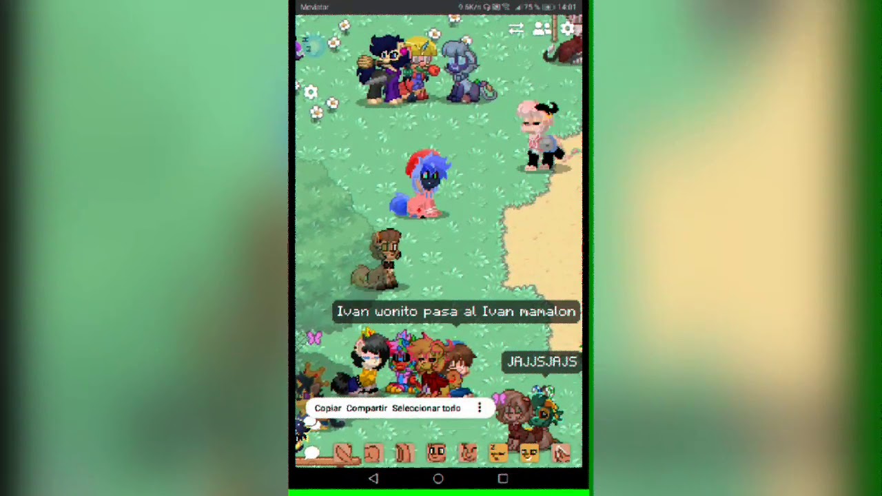 Como hacer en color neón en pony town - YouTube