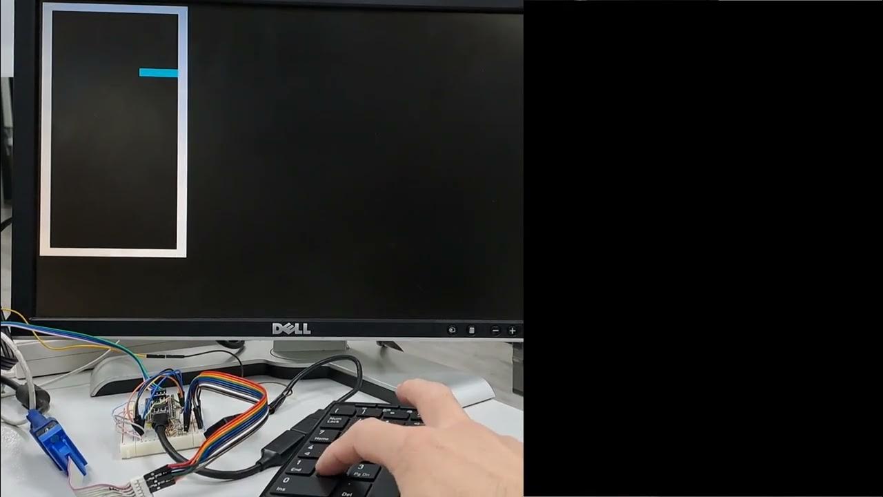 [STM32] 8-bit color VGA display for STM32F411CEU6 with USB-Host - YouTube