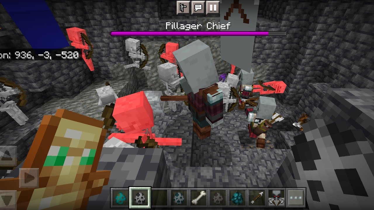 SKELETONS vs PILLAGER CHIEF in Minecraft(FINALE I)... - YouTube