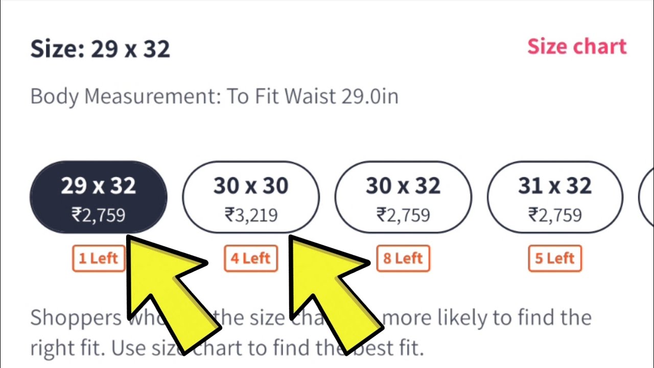 how to select shirt size in Myntra app | Myntra App se shirt Kaise book ...