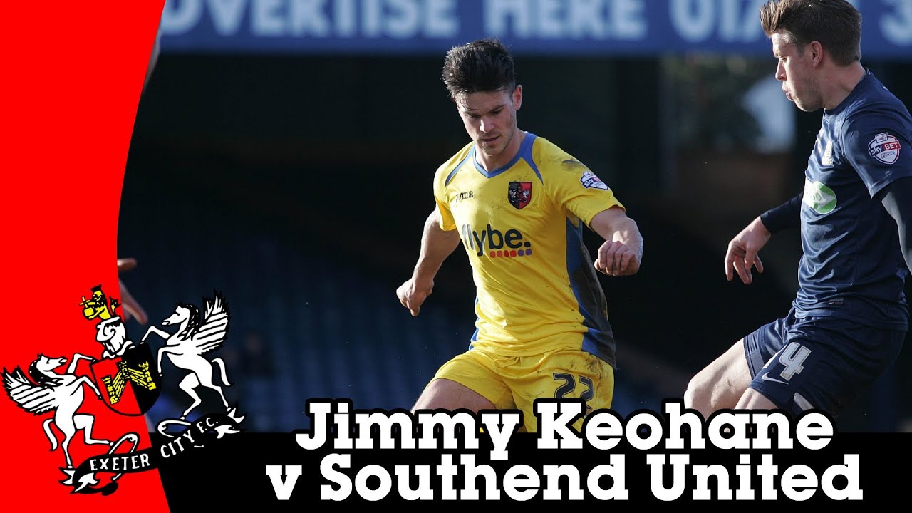 Jimmy Keohane v Southend United | Exeter City Football Club - YouTube