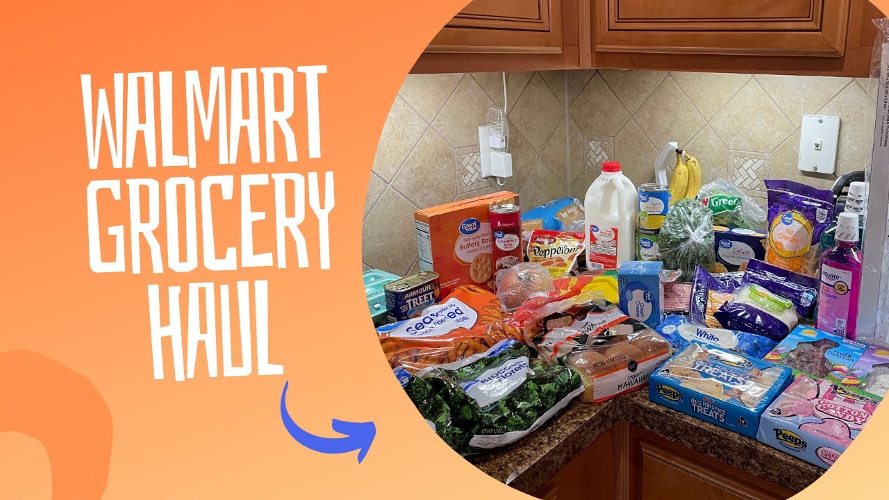 BIG WALMART GROCERY HAUL + MEAL PLAN - YouTube