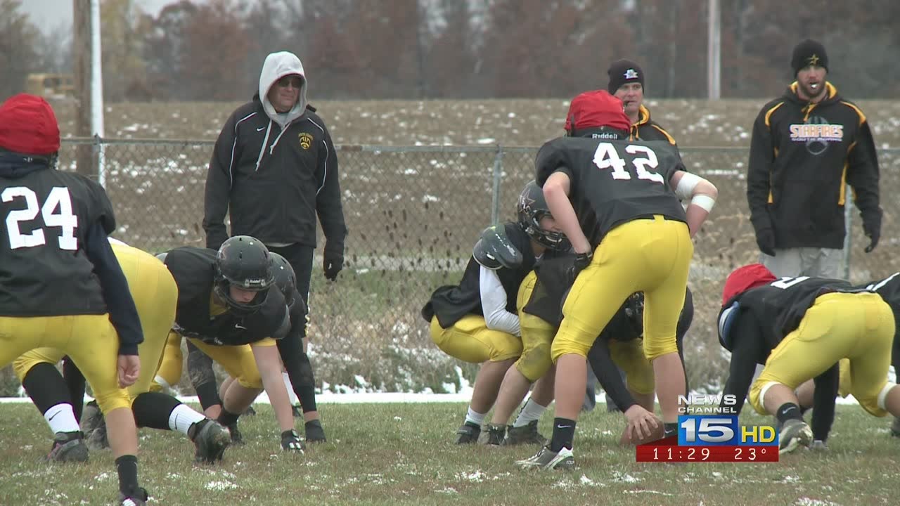 South Adams football prepares for Tri-Central. - YouTube