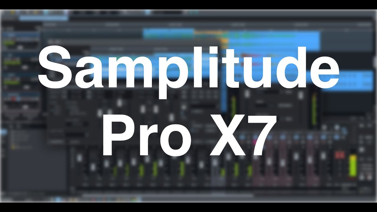 Samplitude pro x7 suite 1часть 2022 - YouTube