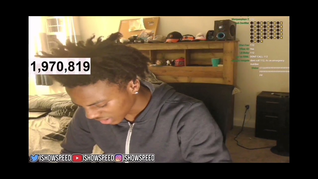 iShowSpeed calls 911 - YouTube