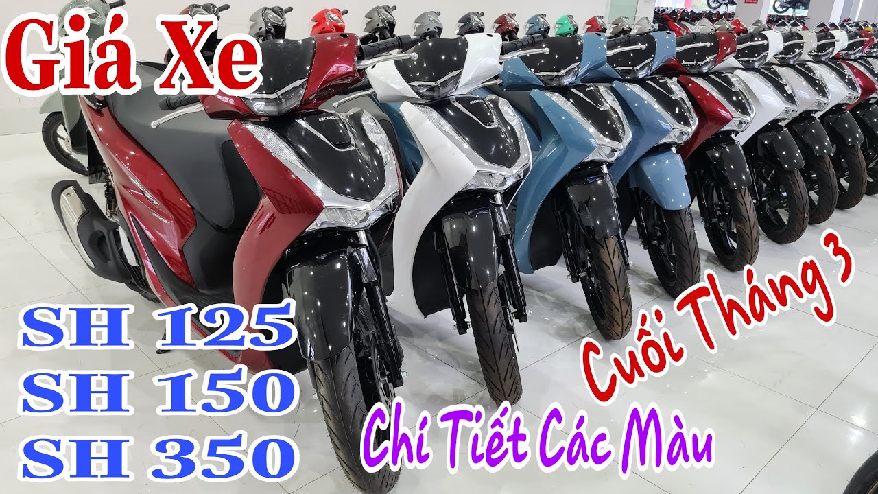 🔴 Cập Nhật Giá Xe HonDa SH 125i , SH150i , SH350i _ 2022.Giá SH 2022 ...