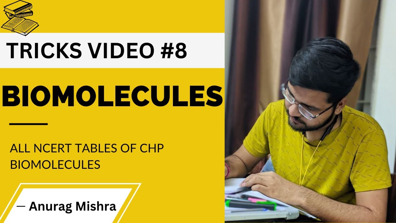 Learn All ncert 11 tables of chp biomolecules (biology).( Table 9.1,9.2 ...