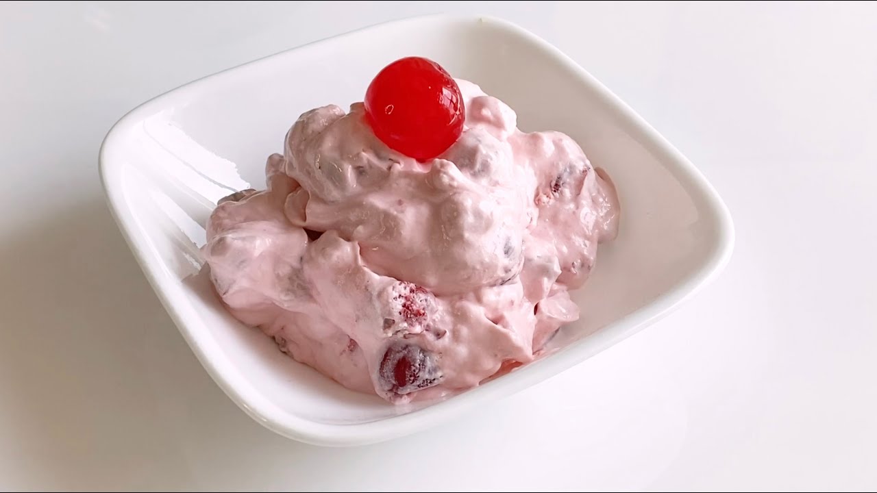Grandma's Cherry Pie Filling Salad Recipe - YouTube