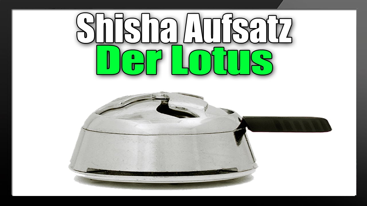 Shisha Aufsatz - Der Lotus | Perfekt für Anfänger! - YouTube