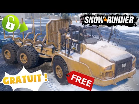 DEBLOQUE CATERPILLAR 745C EMPLACEMENT SNOWRUNNER HOW TO GET CAT 745 C ...