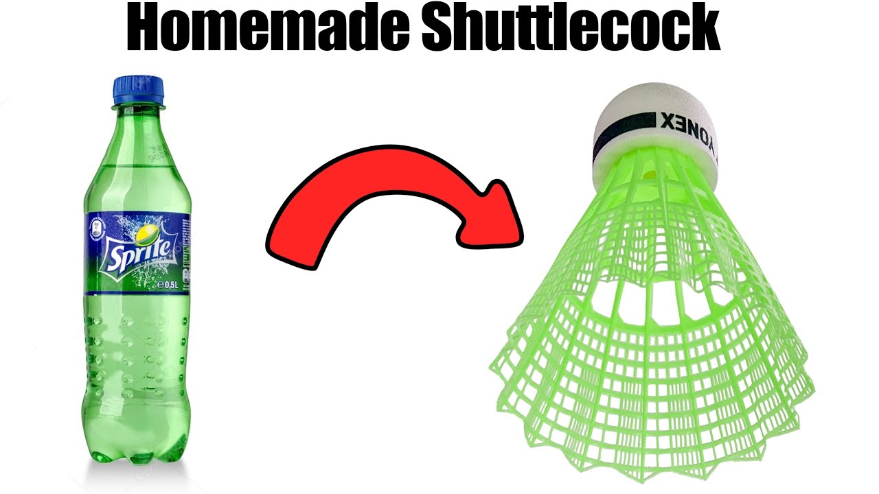 100% Working DIY Shuttlecock | how to make badminton with Stick ...