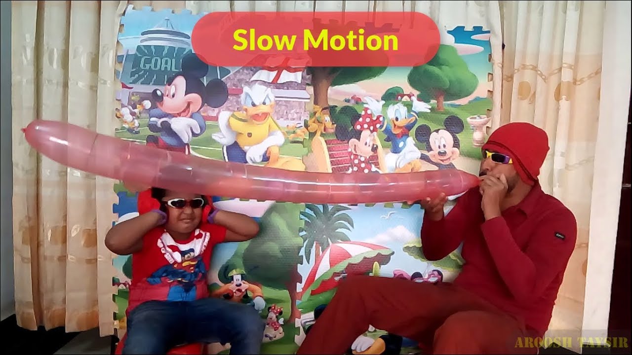 Rocket Balloon Pop! Blowing to pop (B2P) - YouTube