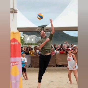 prince William beach volleyball match - YouTube