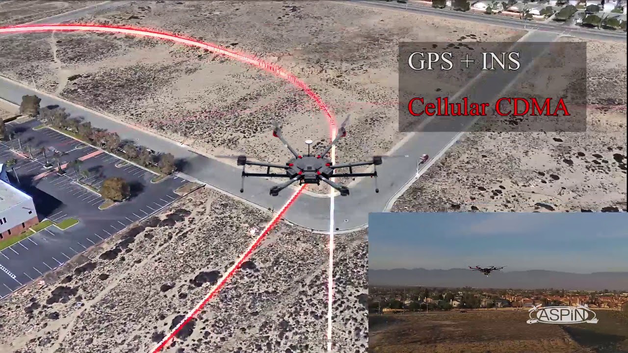 Submeter-Accurate UAV Navigation with Cellular CDMA Carrier Phase - YouTube