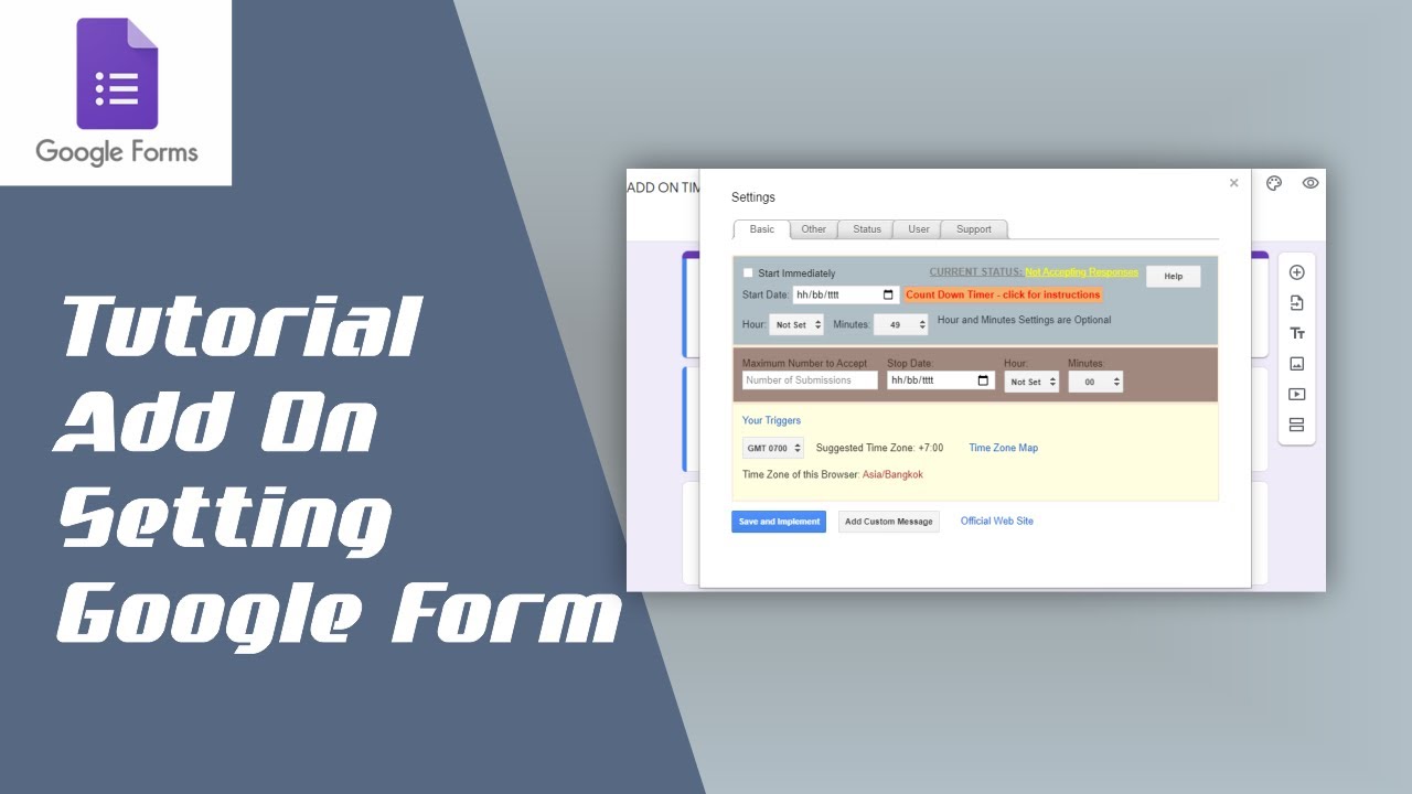 TUTORIAL MEMBUAT GOOGLE FORM - CARA MENGEDIT WAKTU OTOMATIS ADD ON ...