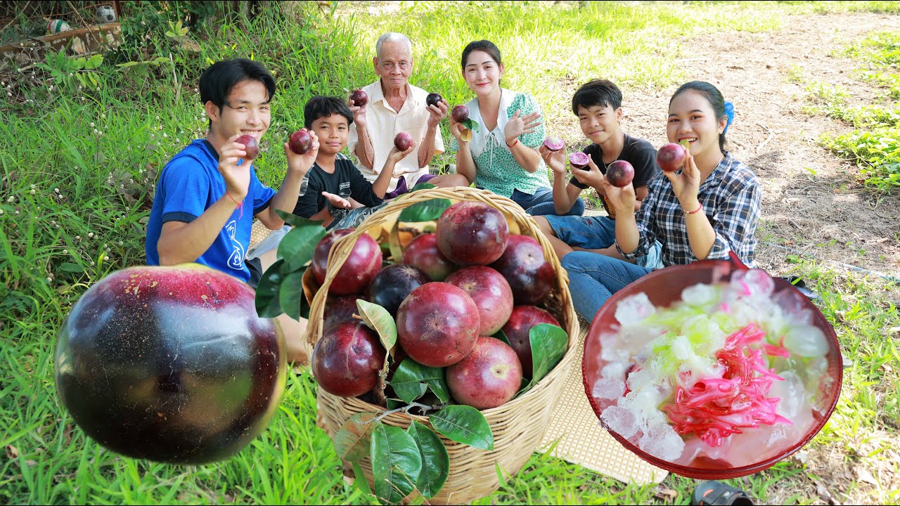 Eating Extreme Sweet Milk Fruit with my grandfather, Sweet milk fruit ...