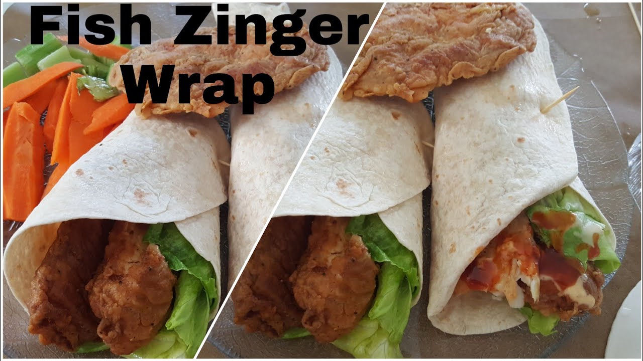 Fish Zinger Wrap - YouTube