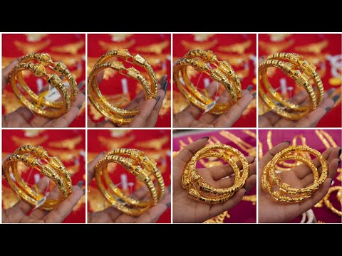 New designs gold chur bangle designs gold bala designs Malabar gold bangles with price and weight 
