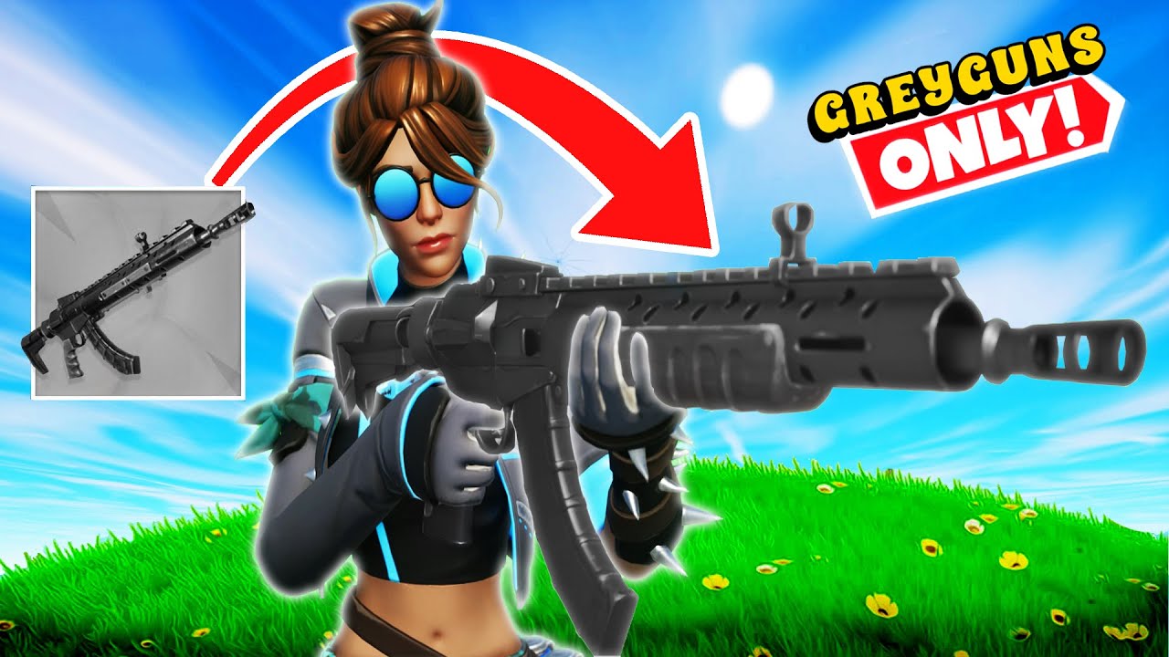 The GREY GUN *ONLY* Challenge in Fortnite Remix!!! - YouTube