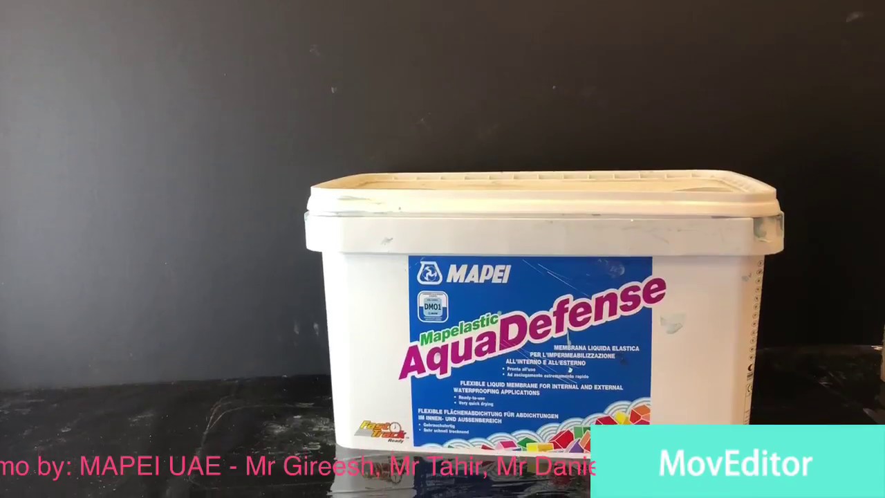 Aquadefense || Waterproofing - YouTube