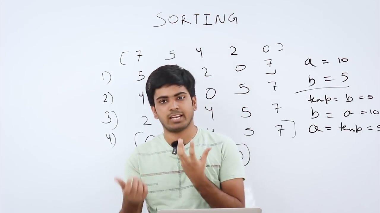 Sorting Algorithms | Bubble Sort | Selection Sort in Java | Apni Kaksha Java | Lecture 18 - YouTube