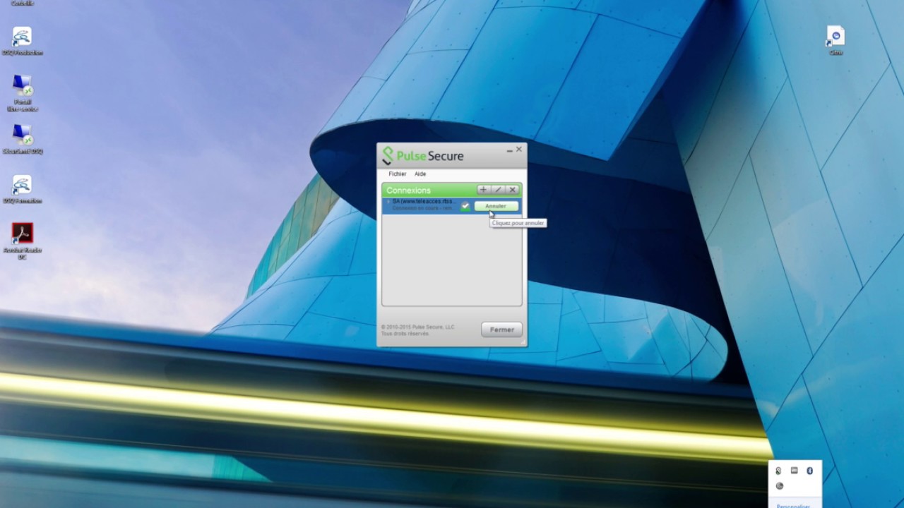 Ouvrir Junos pulse secure sur Windows - YouTube