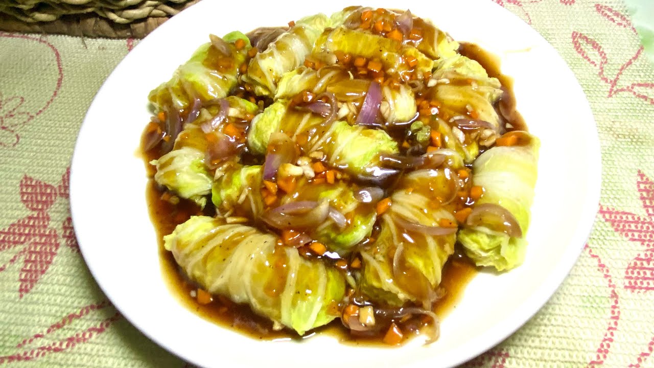 MASARAP TALAGA ITO GAWIN SA CABBAGE|CABBAGE ROLL RECIPE|HOW TO MAKE ...