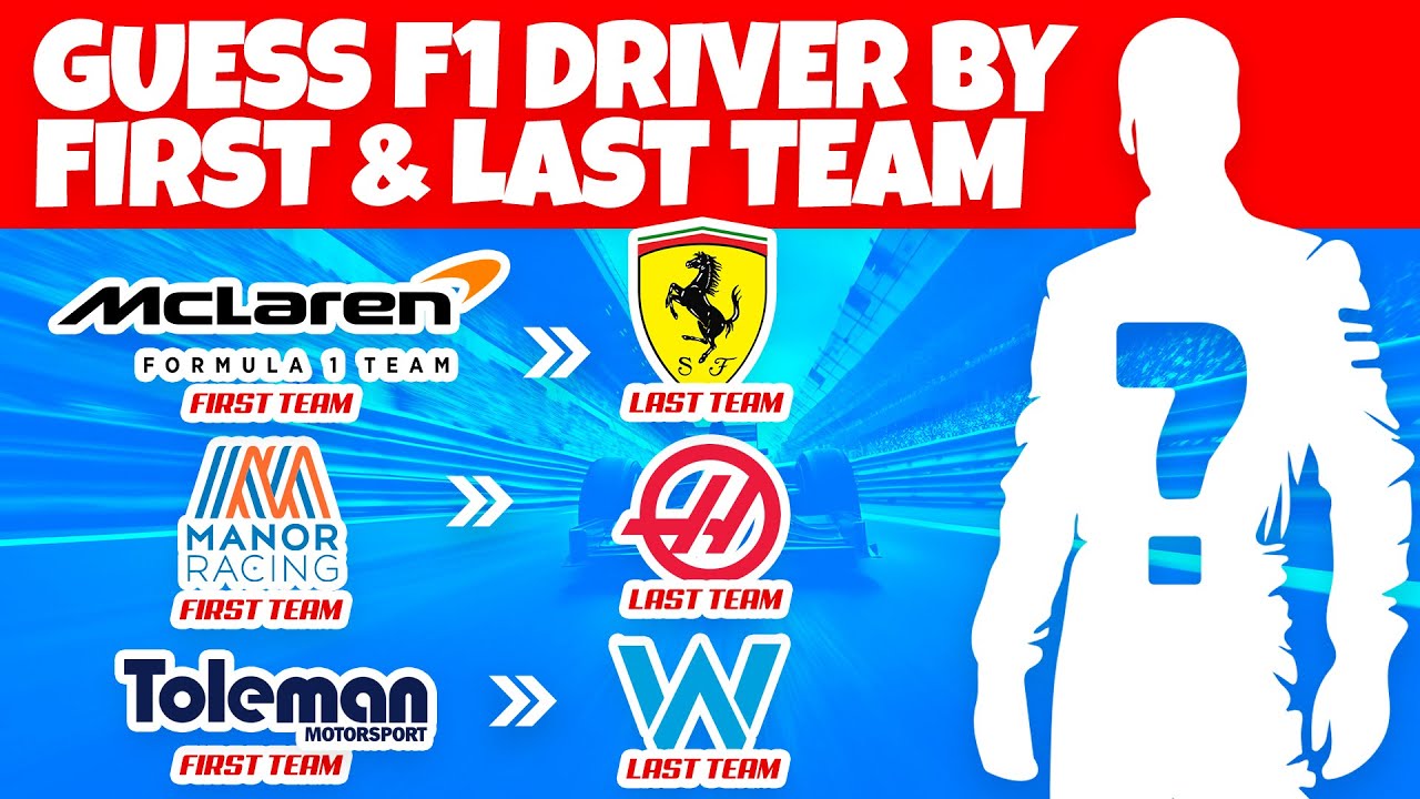 Guess Formula 1 Driver by First and Last Team! F1 2025 Fan Quiz - YouTube