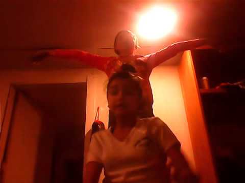 Two person acro stunts w\ me - YouTube