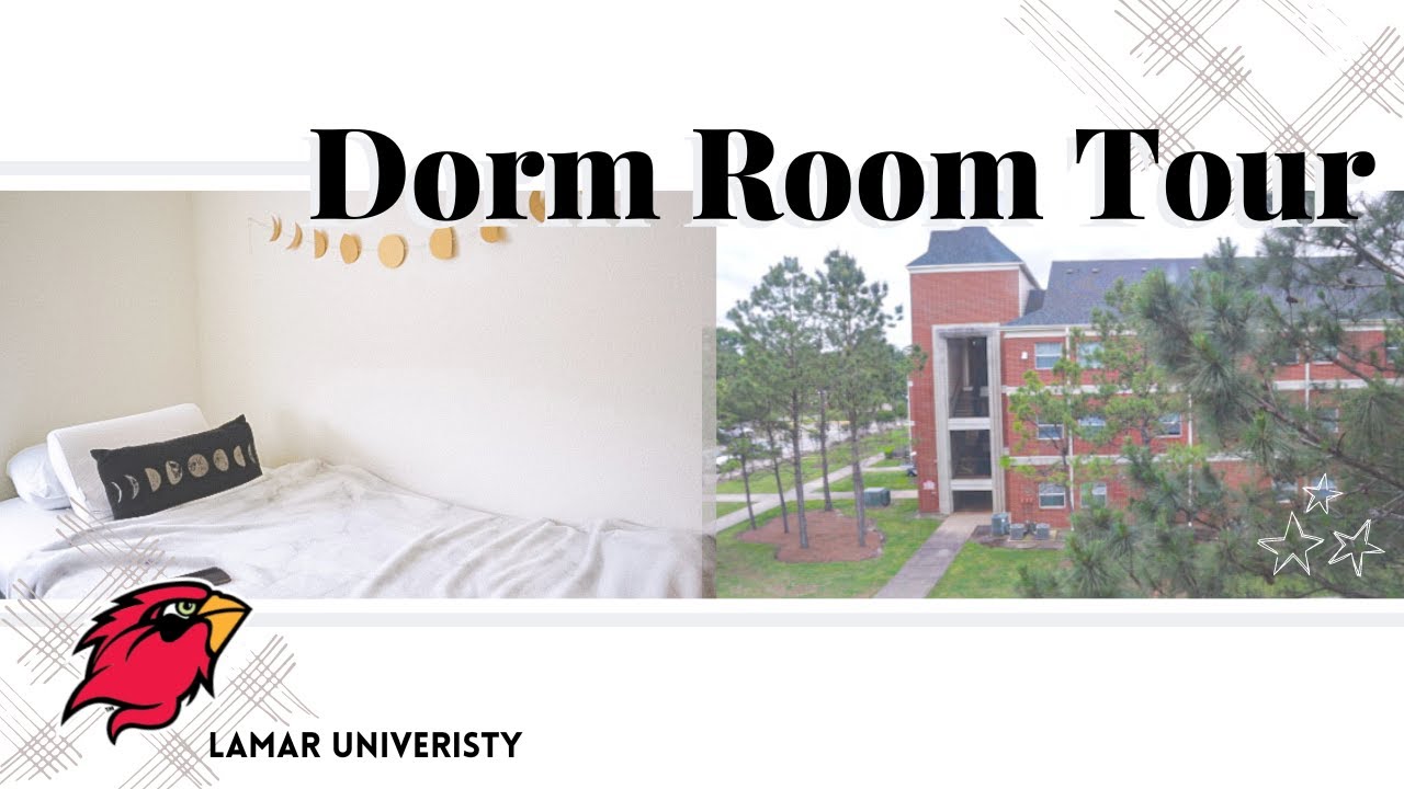 GRAD SCHOOL DIARIES | Dorm Room at Lamar Uni - YouTube