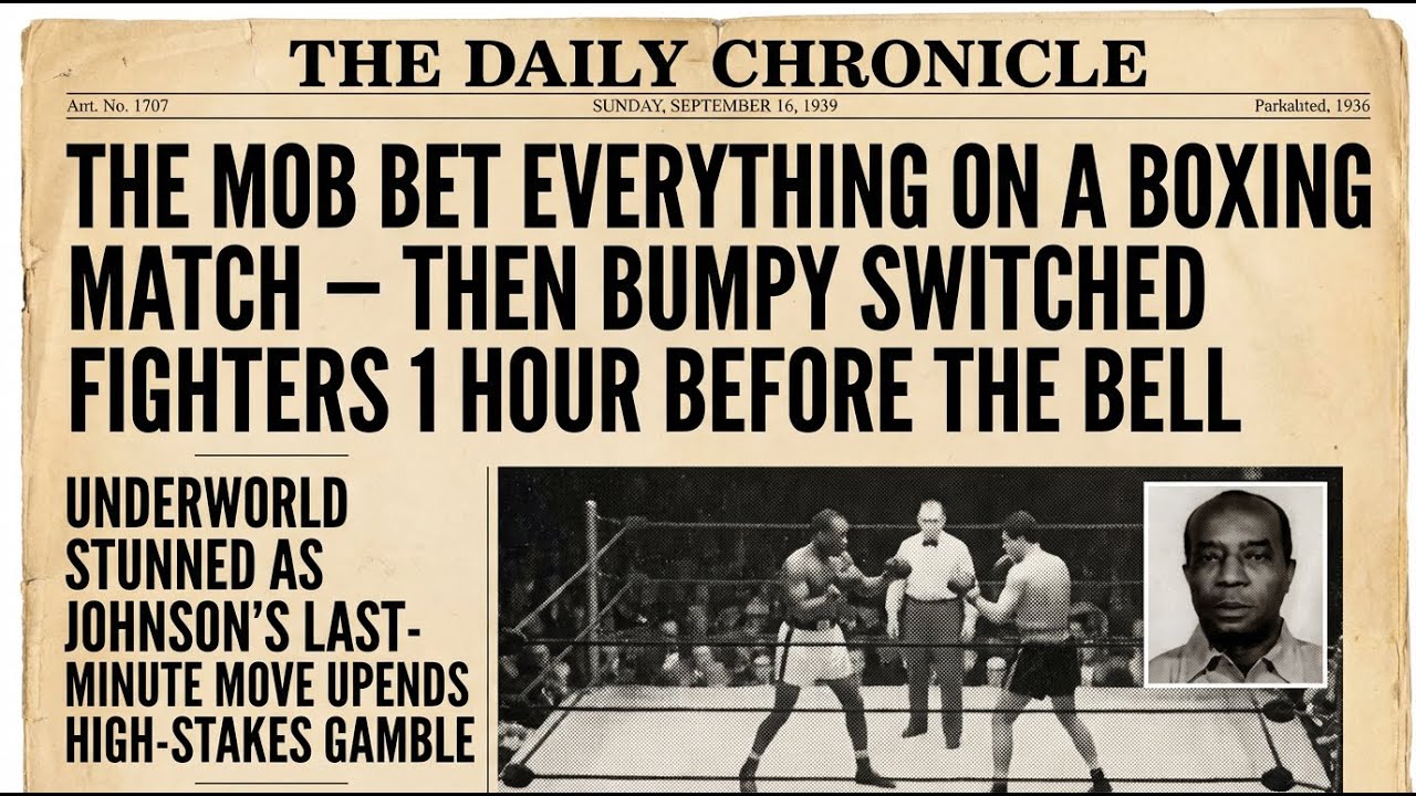 The Mob Bet Everything on a Boxing Match — Then Bumpy Switched Fighters ...