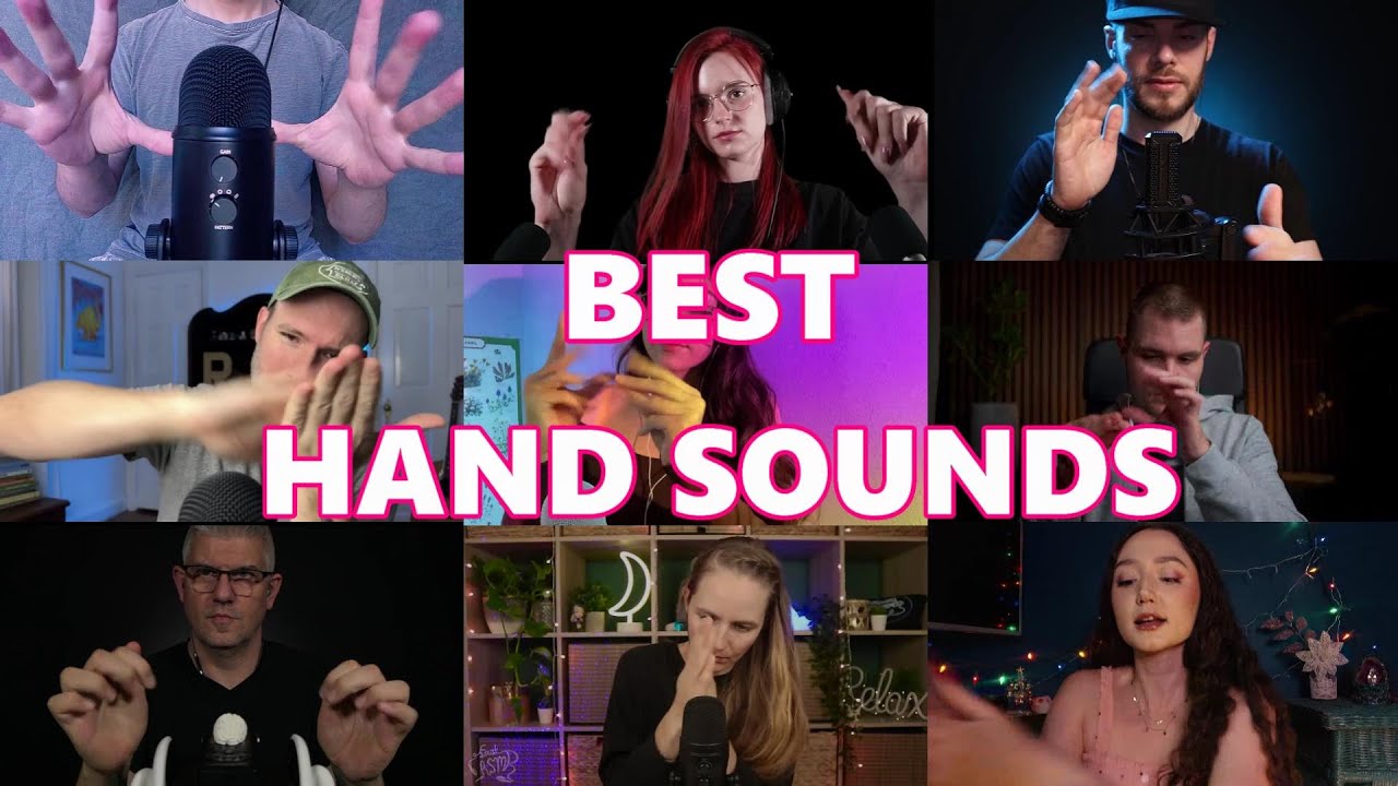 ASMR Best Hand Sounds Compilation ! - YouTube