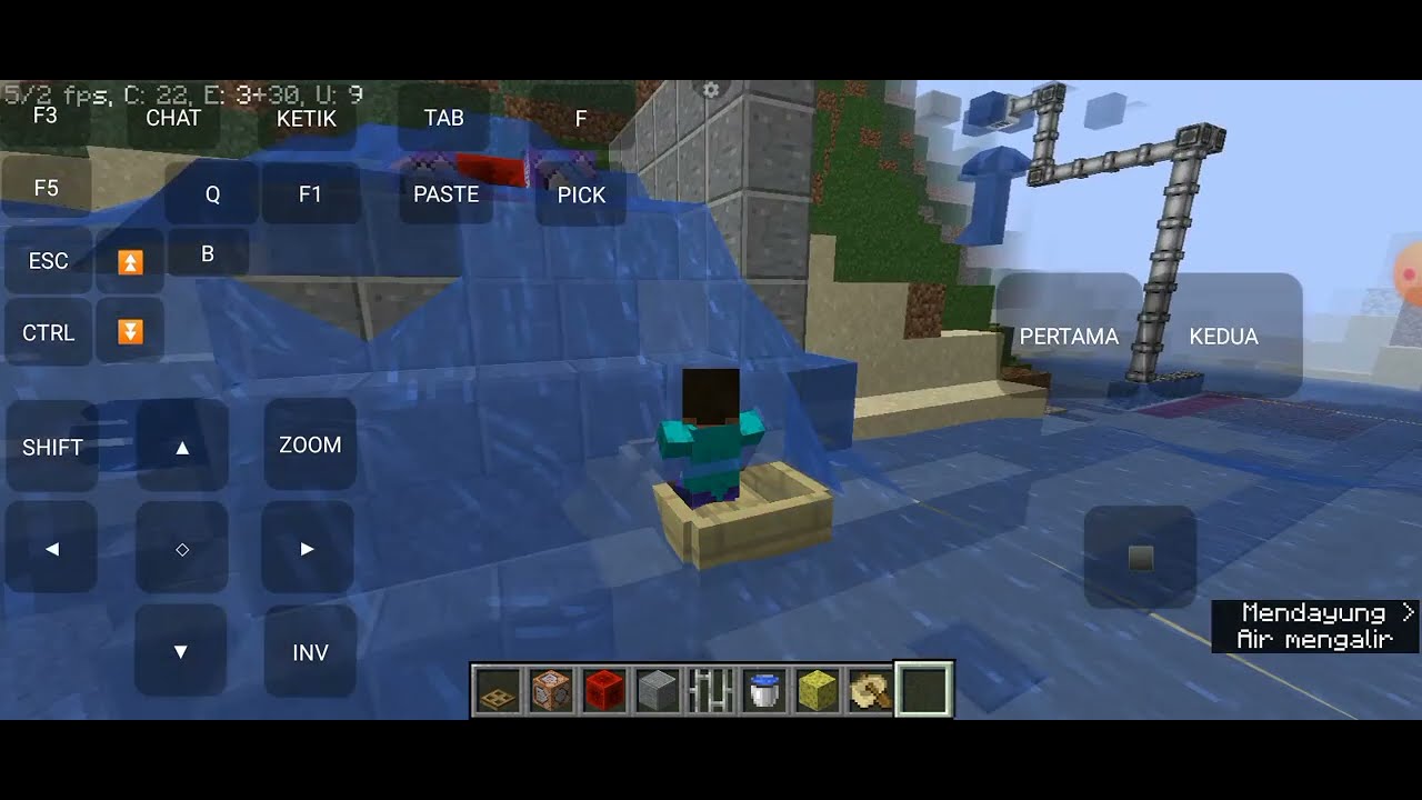 MOD WATER PHYSICS - POJAV LAUNCHER 1.16.5 - YouTube