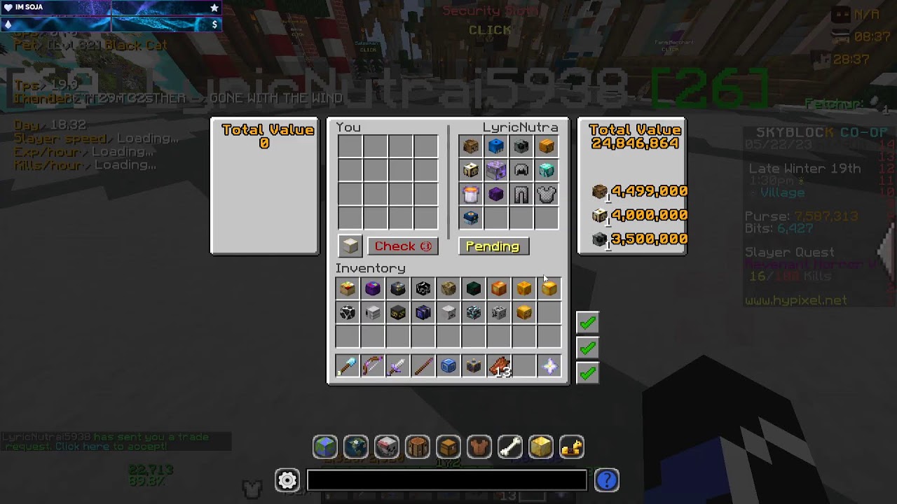 Hypixel Skyblock Grind For Warden Heart: Accepting Contra - YouTube