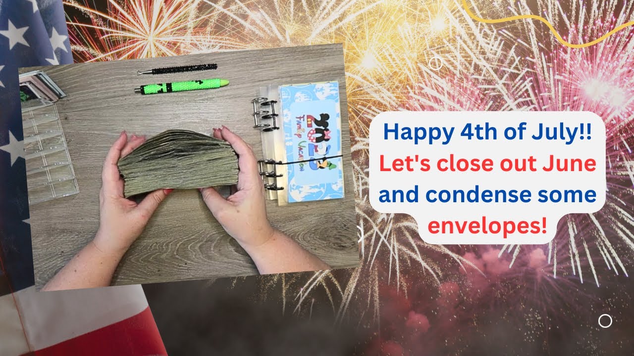 June Closeout | Cash Condensing | Happy 4th of July - YouTube