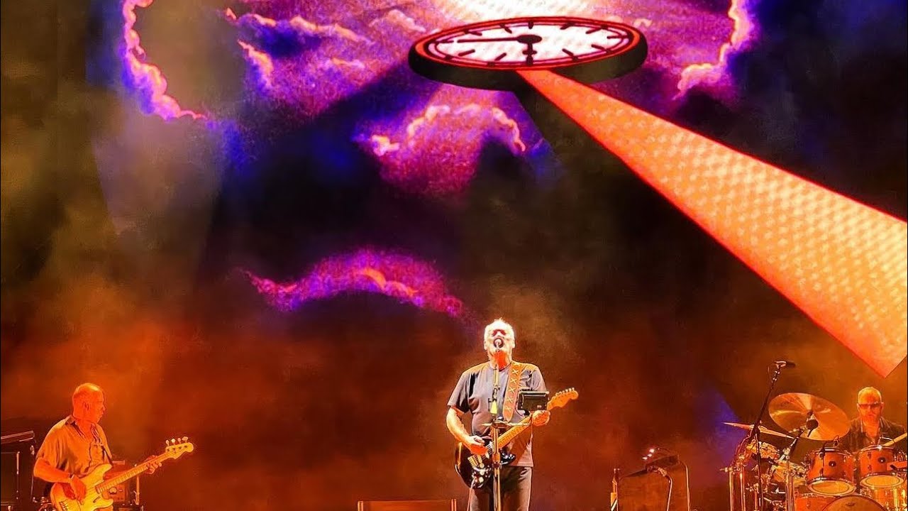 David Gilmour Time live at The Intuit Dome on October 25, 2024 during ...