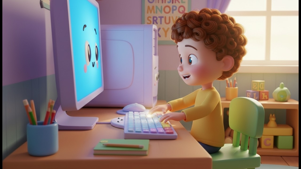 The Computer Song | Nursery Rhymes & Kids Songs | I Have A Friendly ...
