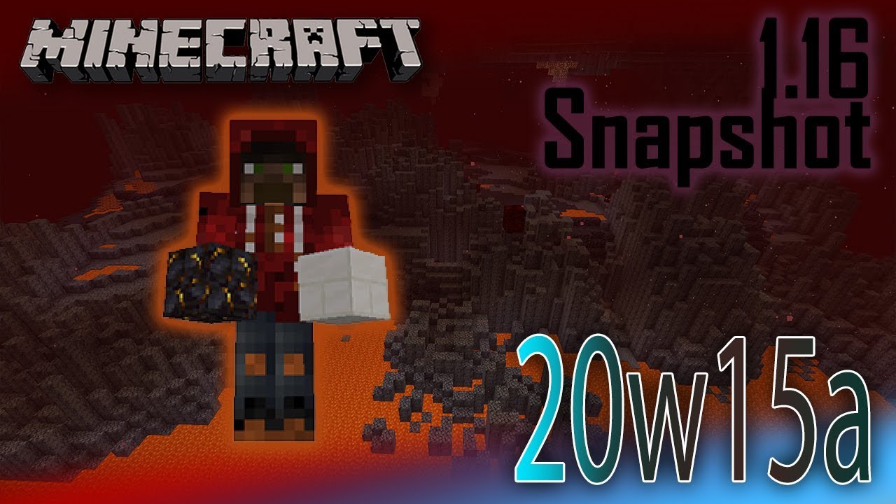 Minecraft 1.16 Snapshot: 20w15a New Biome! New BLOCKS!!! - YouTube