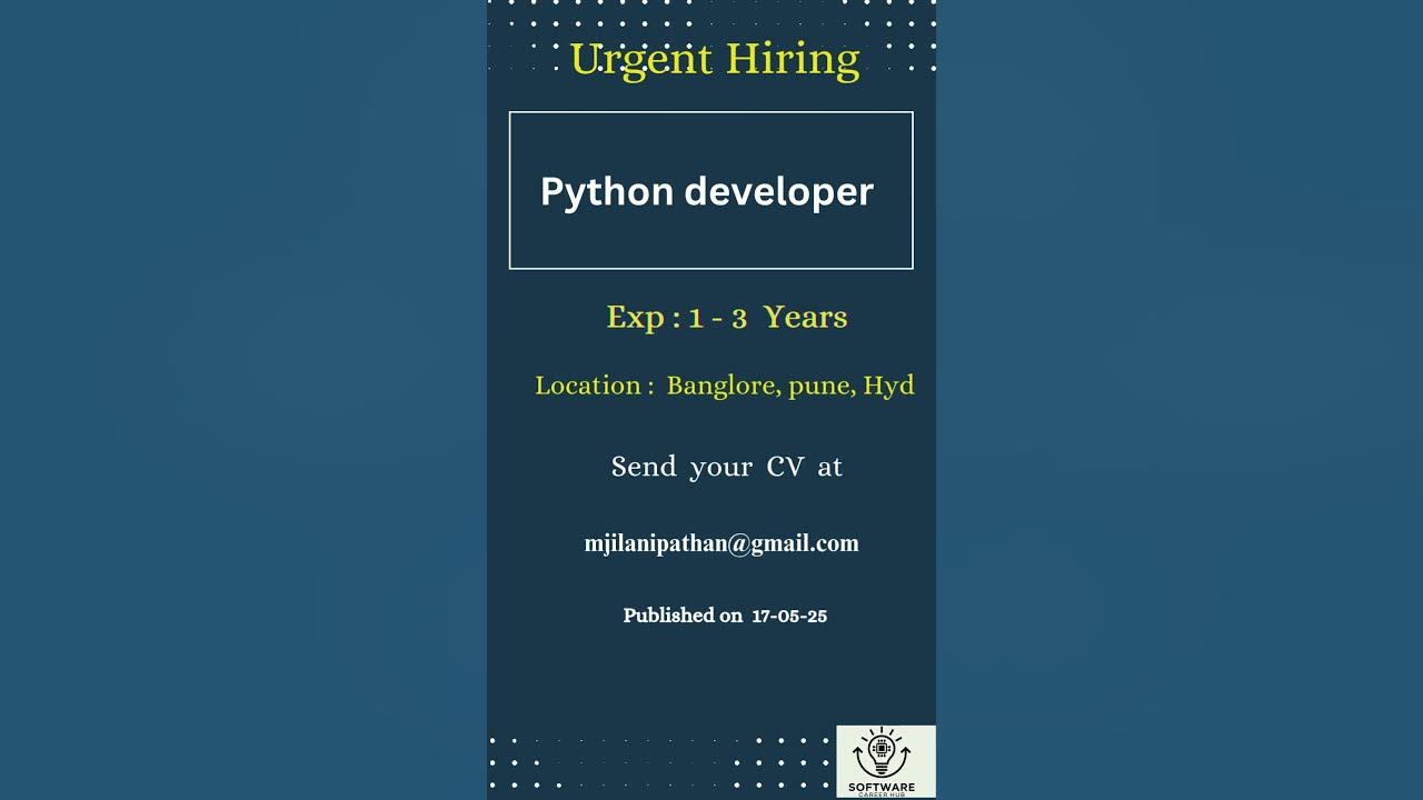 Python Developer Remote Python Developers Reels Remotejobs Programming Programming Coding 