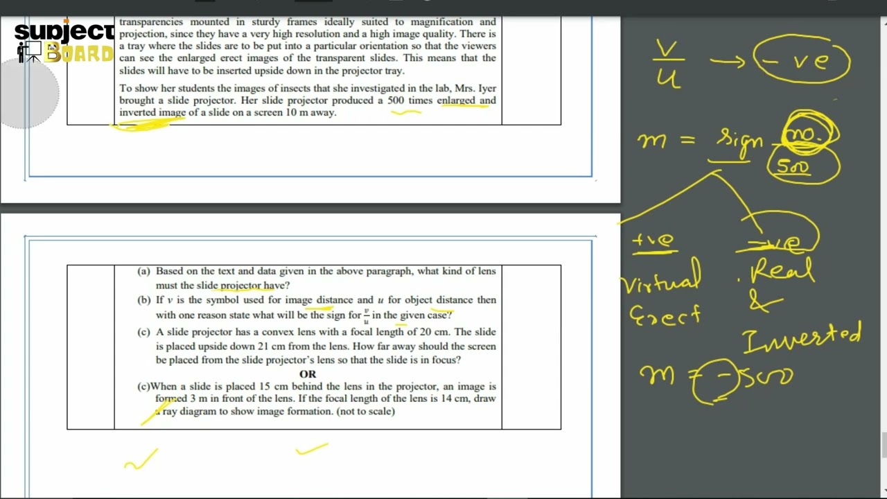 Class 10th Case Study Based Questions Science || Cbse Sample Paper 2023 ...