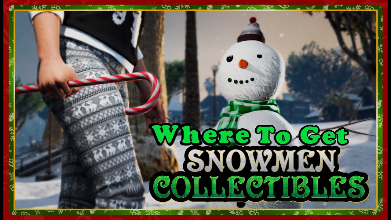 How to Unlock the Snowman Outfit - GTA V Online - YouTube