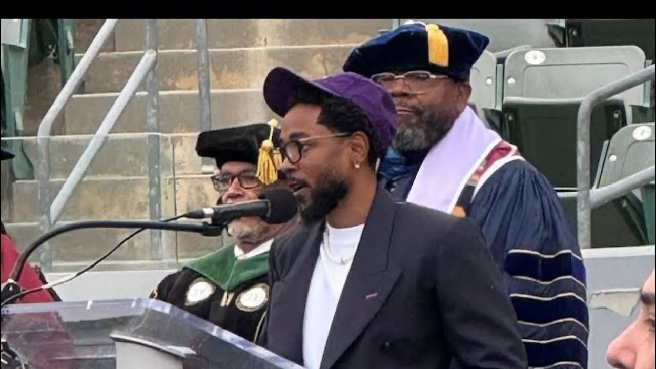 kendrick Lamar speech at Compton College Graduation #viralvideo - YouTube
