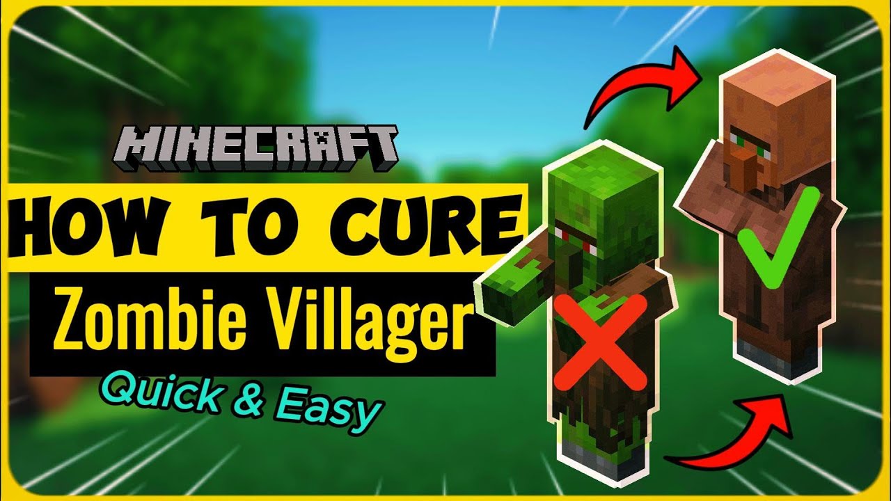 How To Cure A Zombie Villager in Minecraft | Quick & Easy Tutorial ...