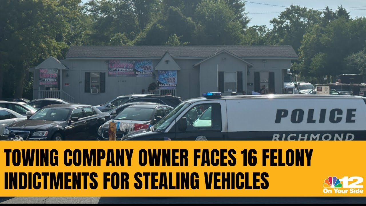 No Limit Towing Owner Faces 16 Felony Indictments For Stealing Vehicles