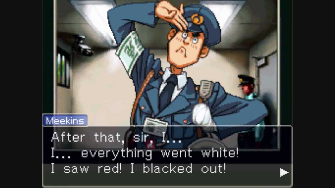Phoenix Wright: Ace Attorney - Ep. 5, Part 18: Suspect Mike Meekins ...
