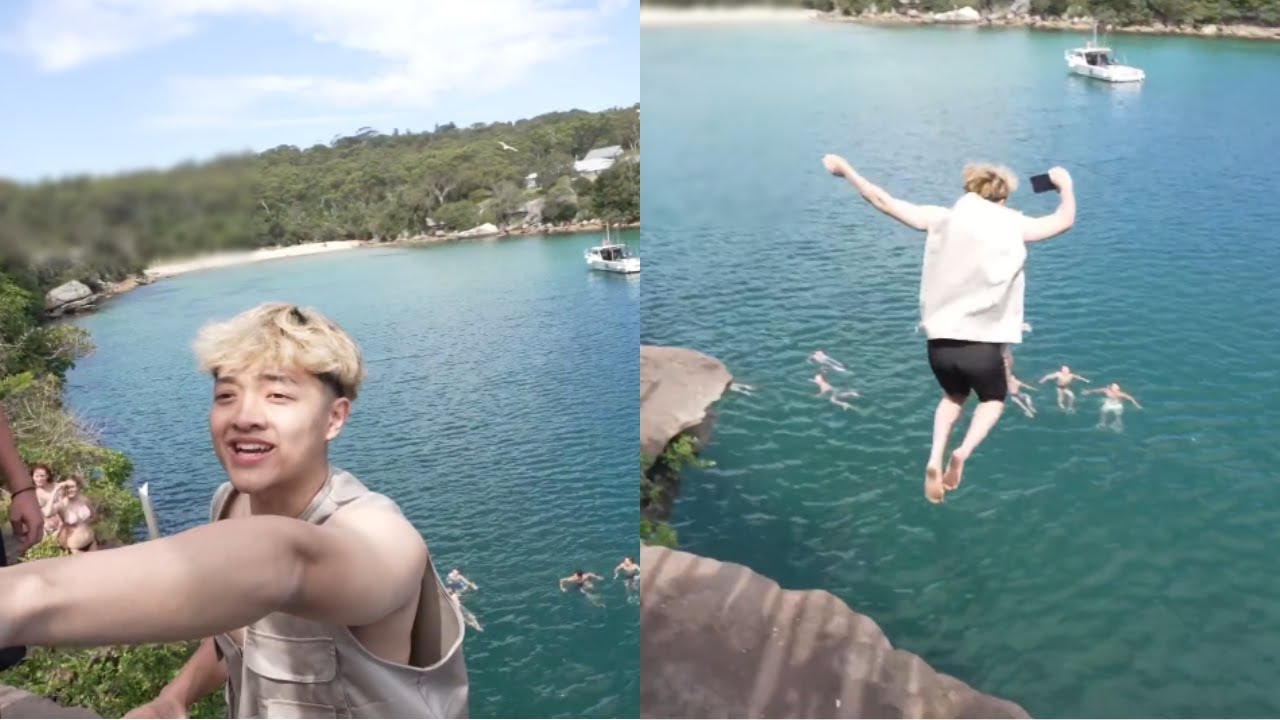 Jason JUMPS Off 100ft CLIFF! - YouTube